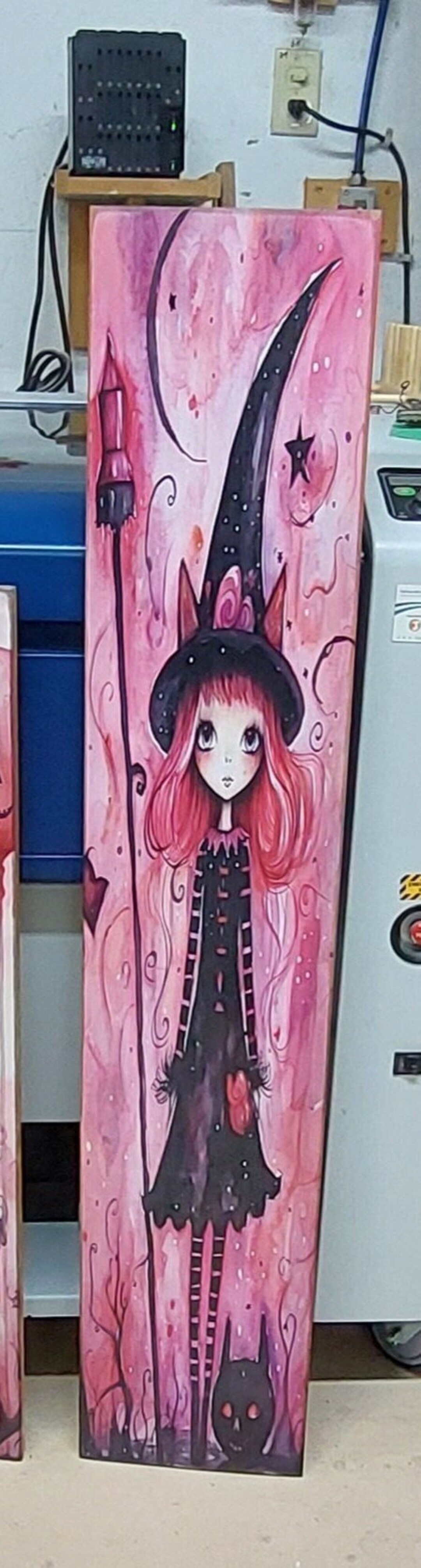 Witch Decor Pink Halloween Welcome Sign Witches 4ft Porch Decor Direct ...