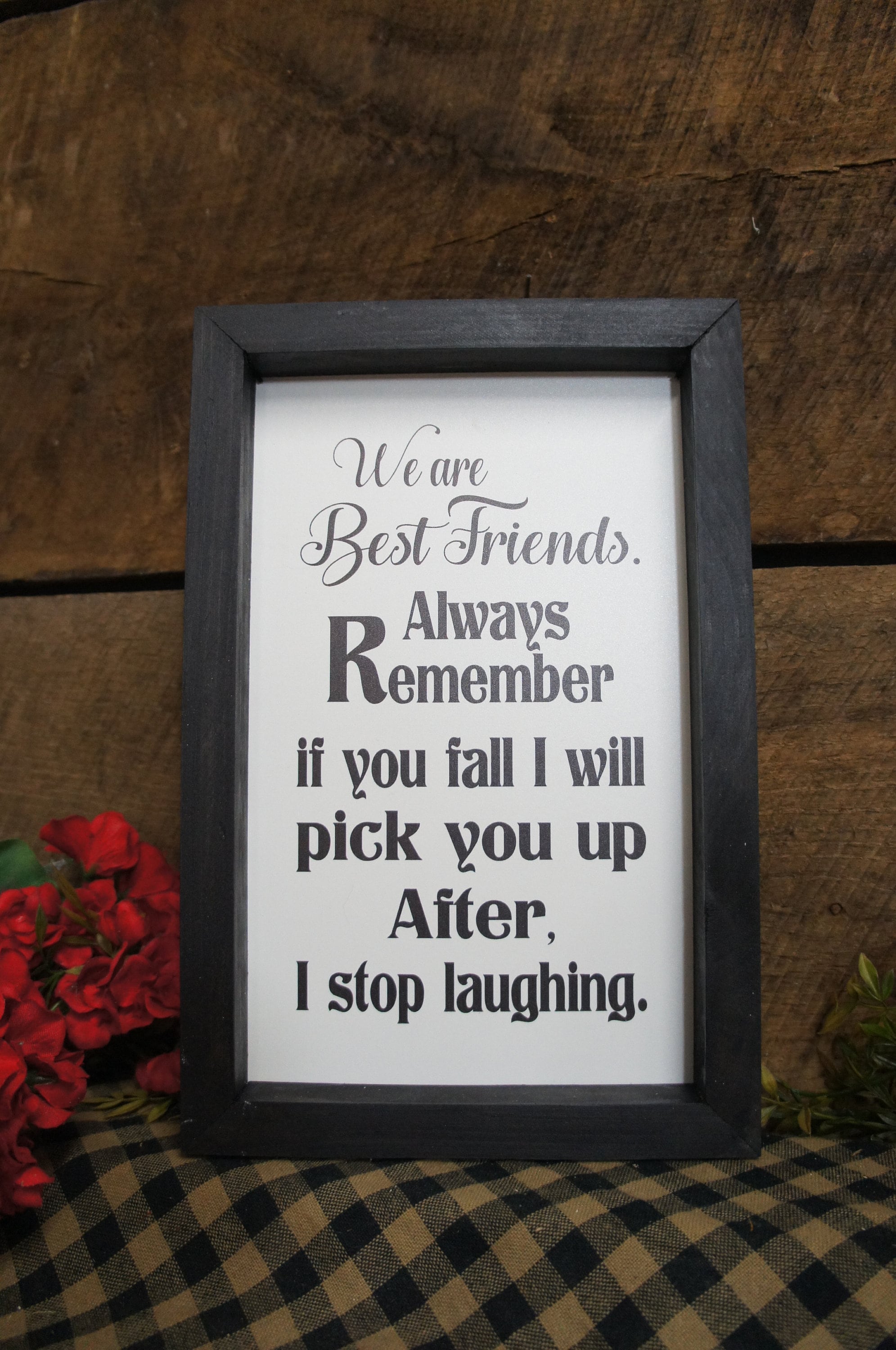 We're Best Friends Always Remember If You Fall I Will - Etsy