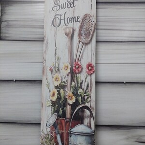 Spring & Summer Porch Sign 3ft All Wood Porch Leaner Approx. 9 X 36 ...