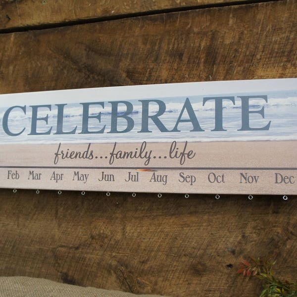 Birthday Calendar - Etsy