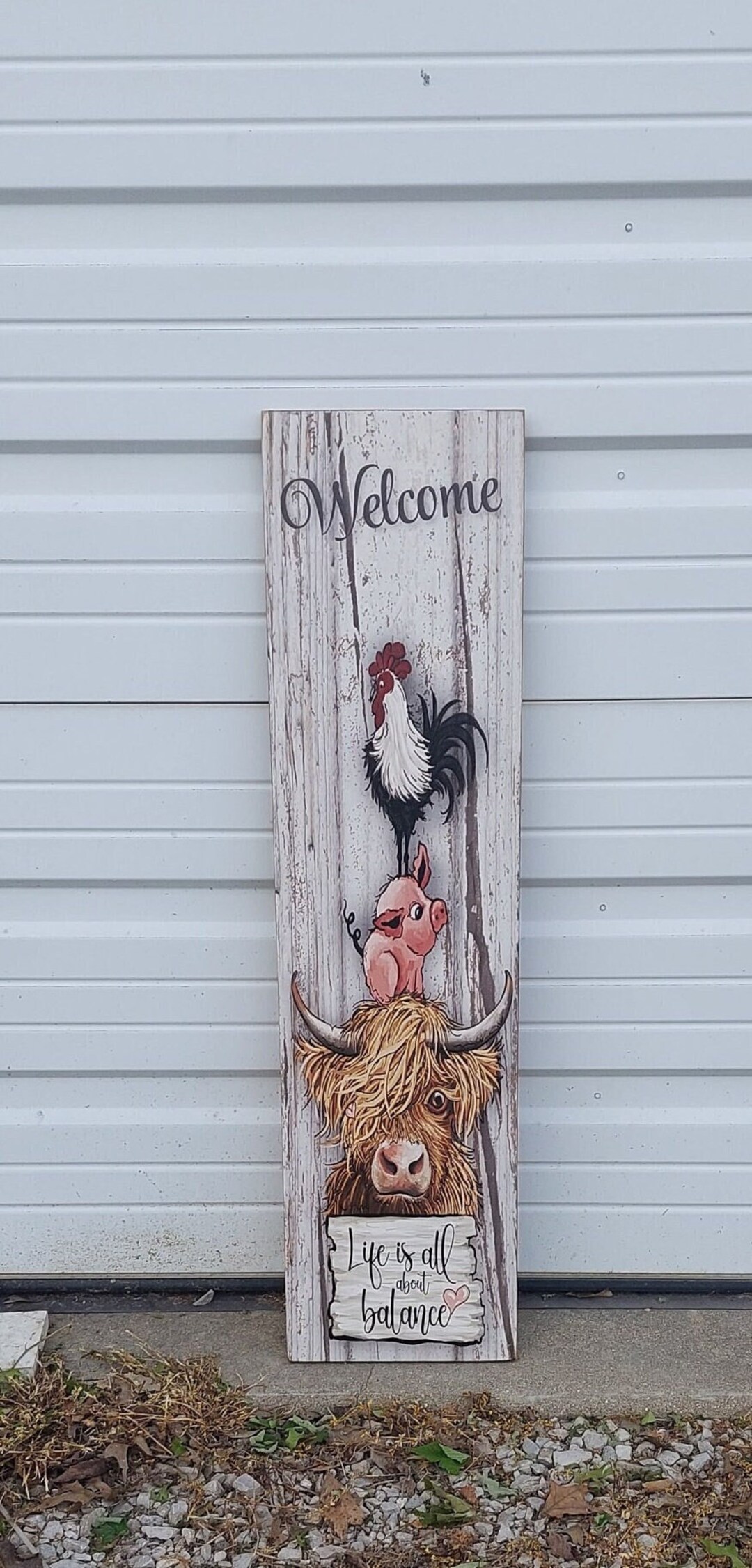 Porch Decor Porch Signs Barnyard 3 Ft Wood Porch Leaner All Wood 9. X ...