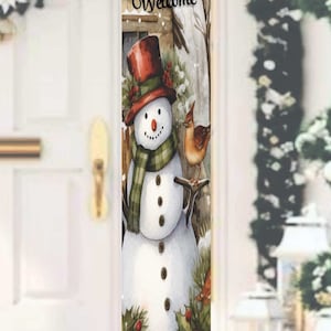 Snowman Porch Leaner Holiday Decor Winter Porch Signs 4ft All Wood 9 ...
