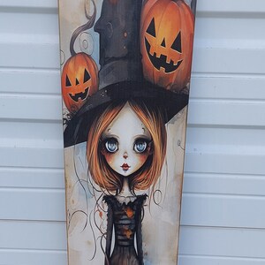 Halloween Sign Welcome Witches 4ft Porch Decor Direct Print All Wood ...