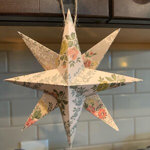 Origami Paper Star Ornament - Etsy