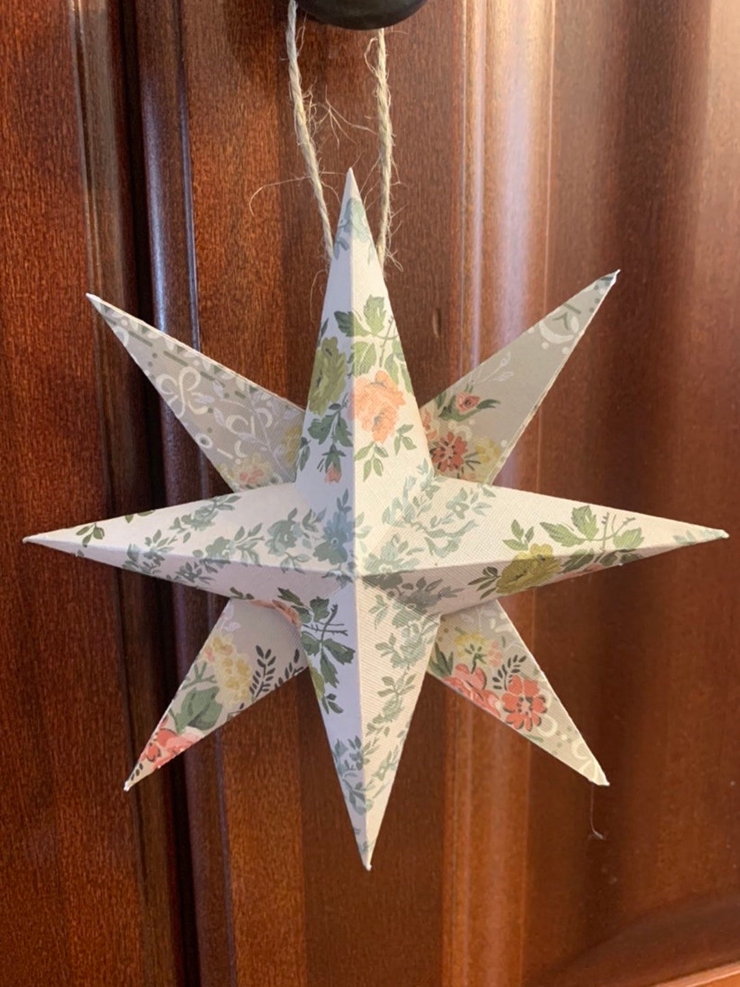Origami Paper Star Ornament - Etsy