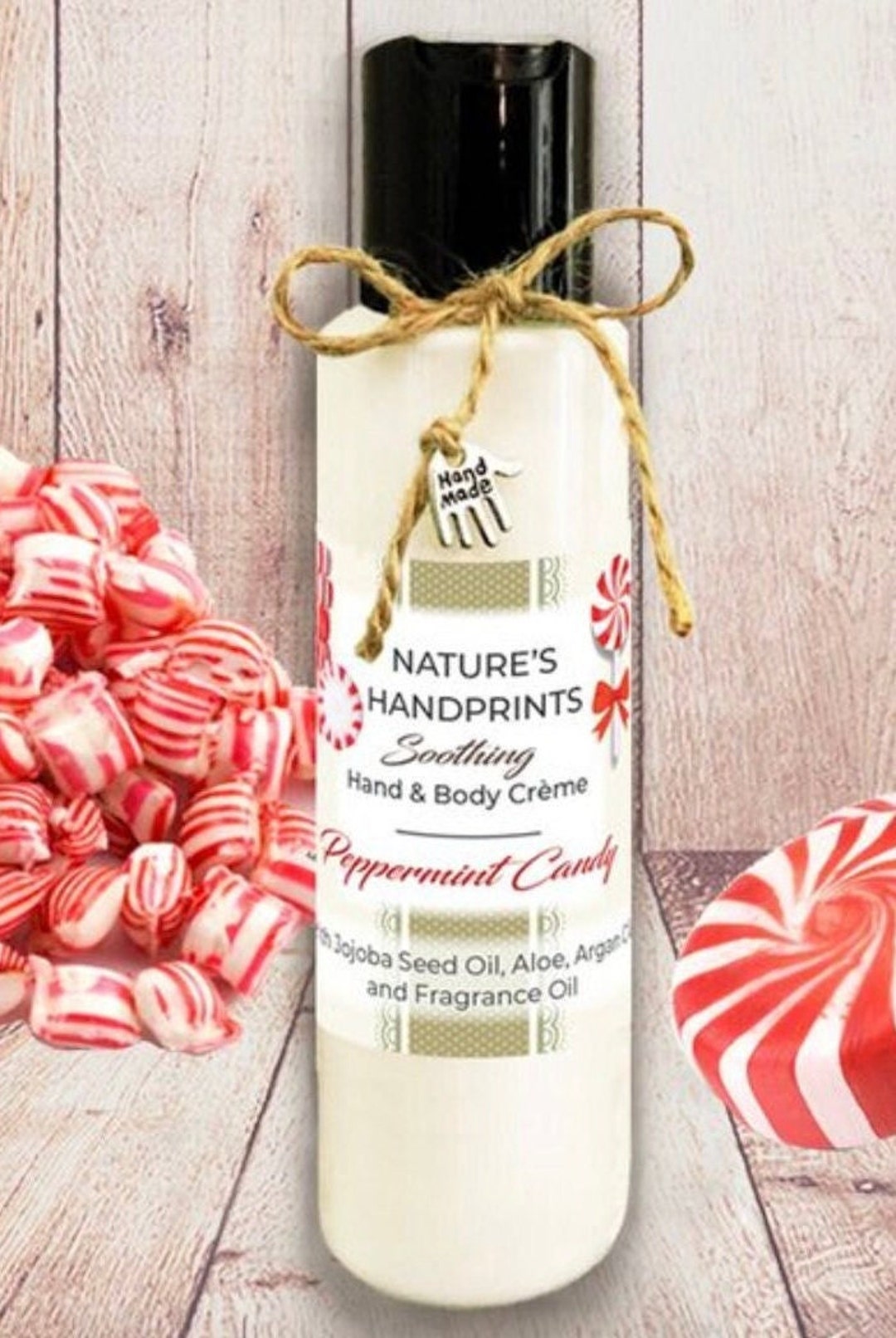 Peppermint Candy Hand & Body Crème 4 Oz. - Etsy