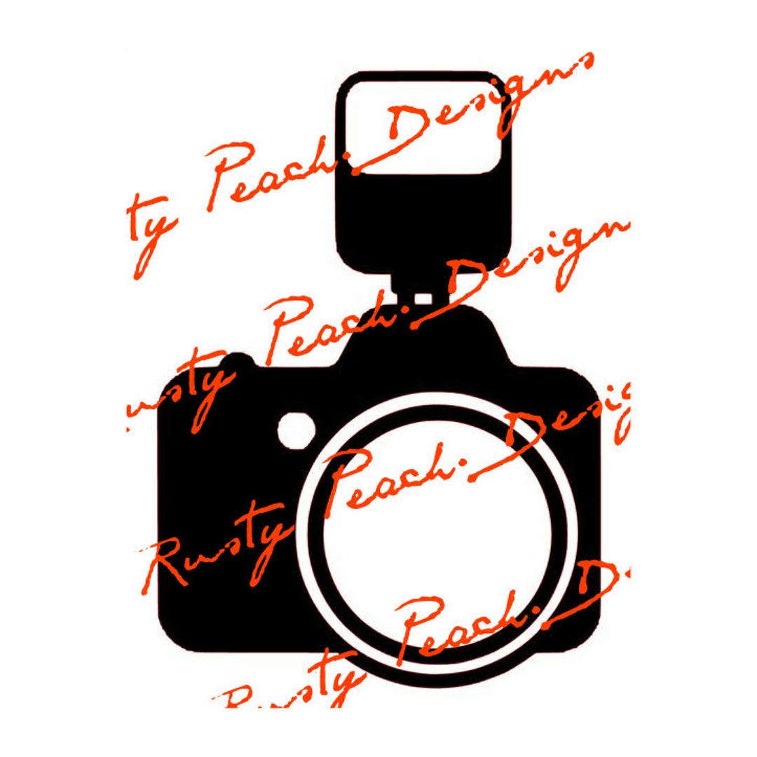 Camera Monogram Cutting File, Download, SVG, PNG, Studio, Studio3 ...