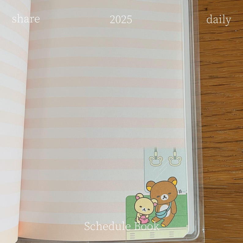 Rilakkuma A6 2025 Planner ,A6 Planner Notebook, 2025 Monthly Planner ...