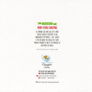 Sweary Christmas, Partridge in a Swear Tree, Funny Christmas Card ...