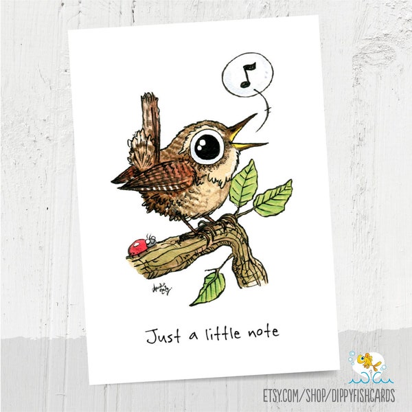 Just a Little Note - Etsy