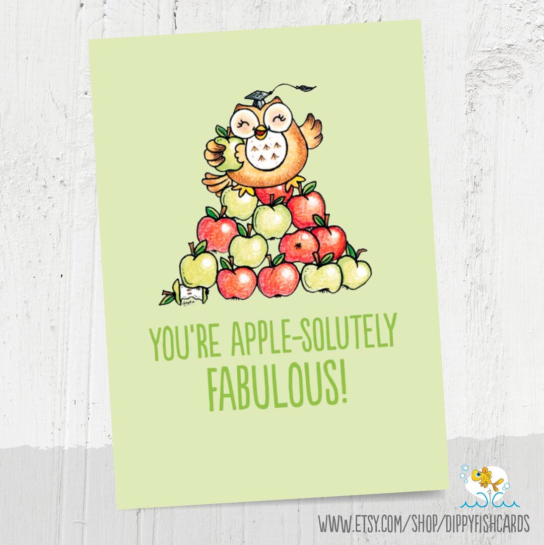 Thank You Teacher, Owl - Etsy