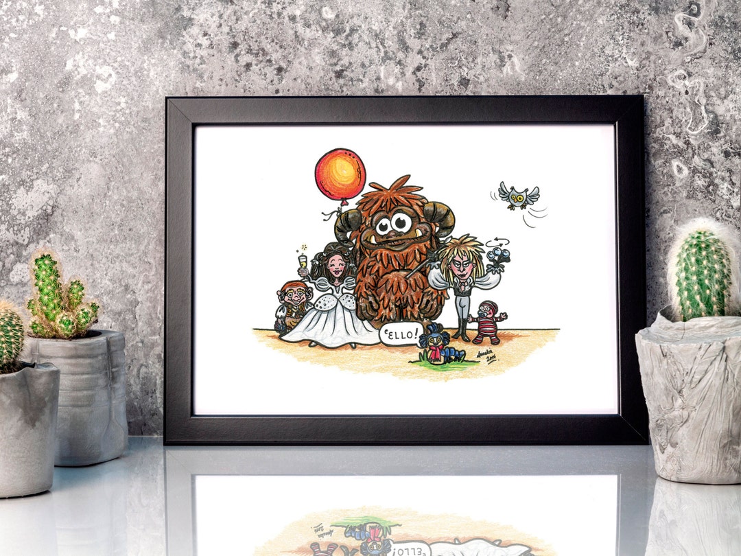Labyrinth Art Print – labyrinth Gift. Gift for Movie Fan (unframed) - Etsy