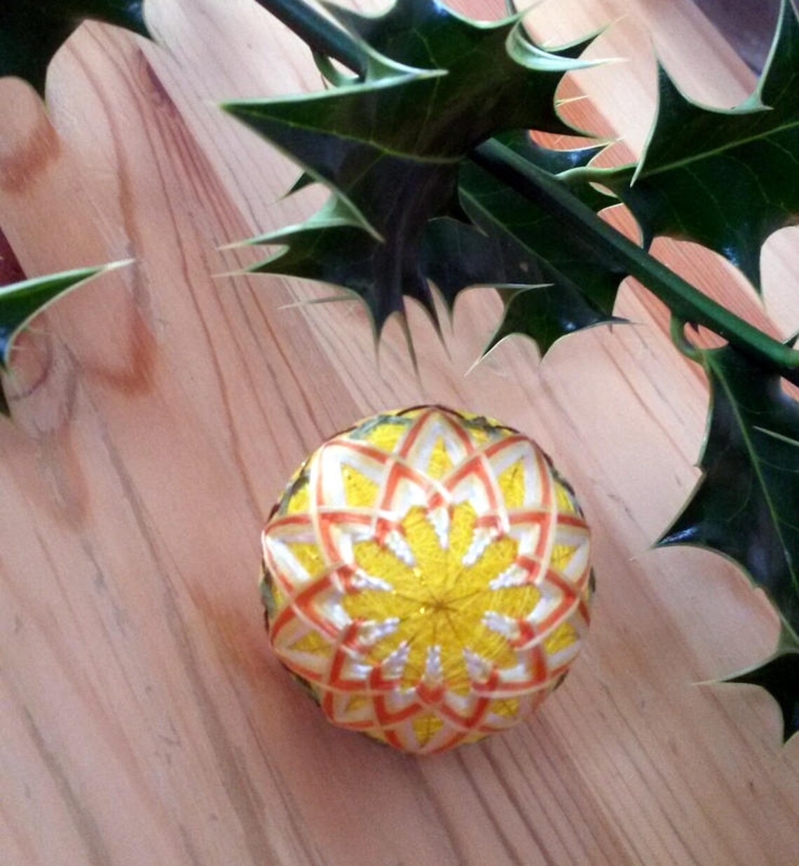 Yellow Holiday Decoration Mini Temari Japanese - Etsy UK