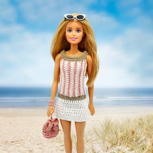 Vintage Crochet Pattern: Blushing Bride Barbie Gown 1997 - Etsy Canada