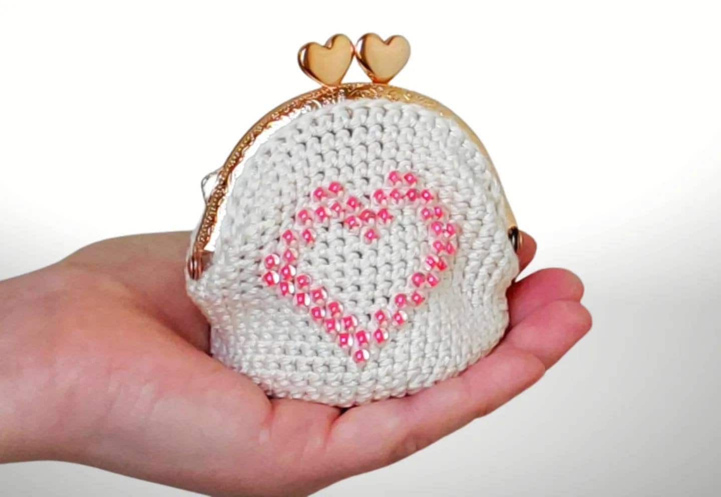 Heart Coin Purse PDF Crochet Pattern - Etsy