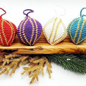 Teardrop Ornament PDF Crochet Pattern - Etsy