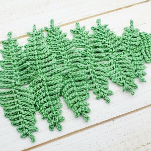 Fern Leaf PDF Crochet Pattern - Etsy