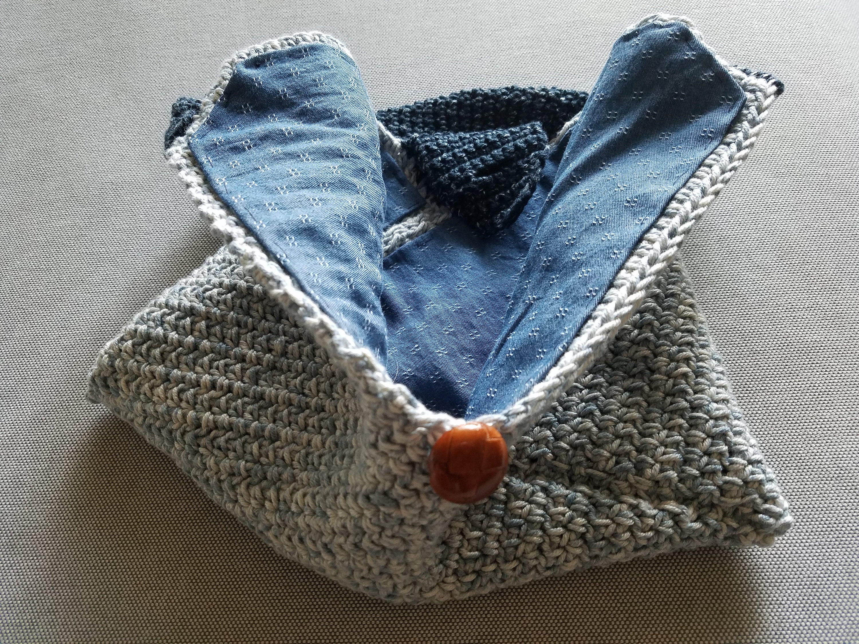 Denim Bag PDF Crochet Pattern - Etsy