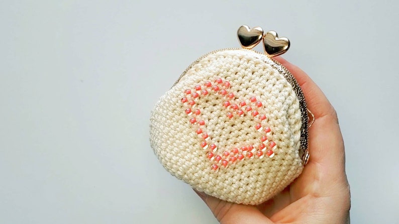 Heart Coin Purse PDF Crochet Pattern - Etsy
