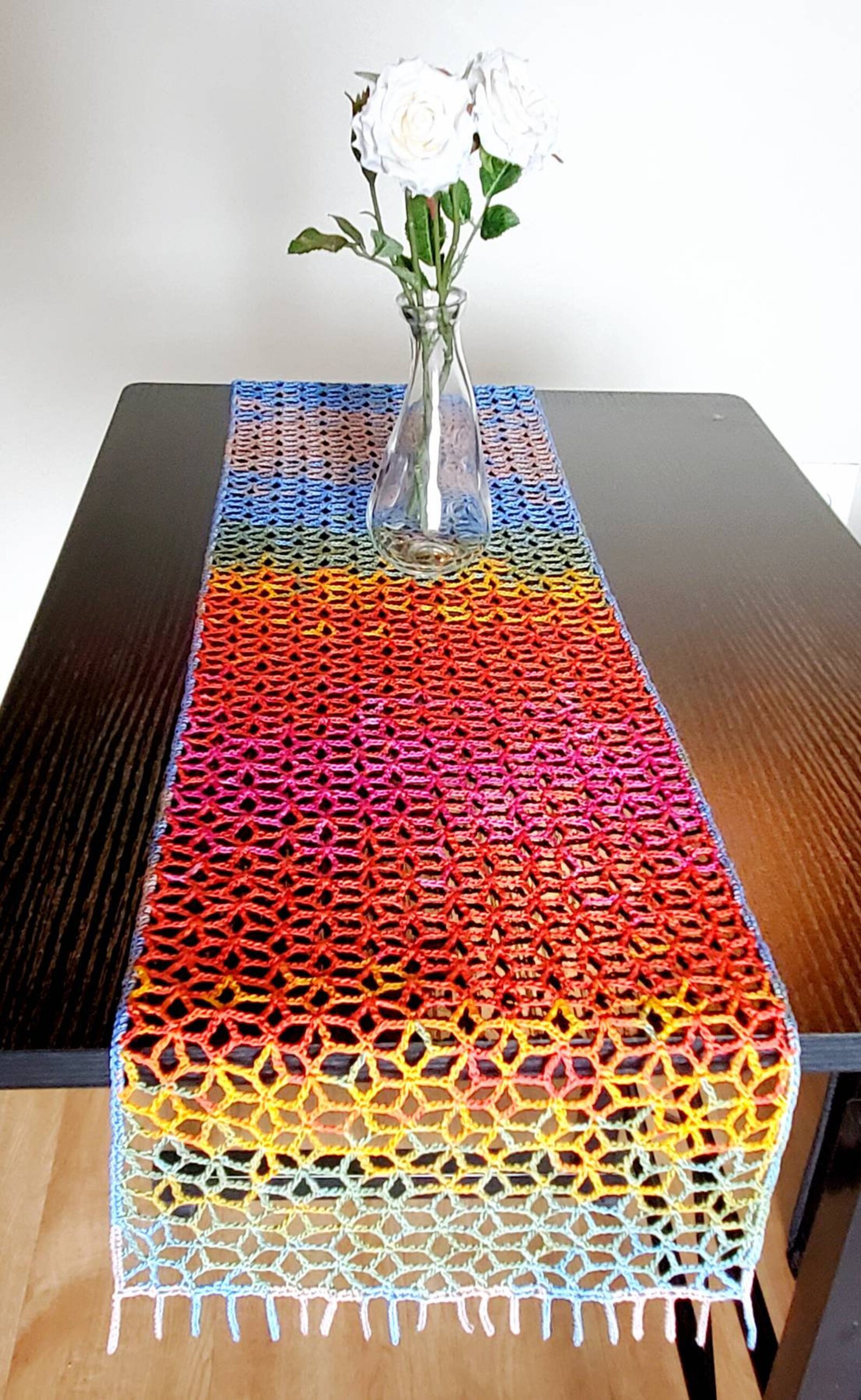 Floral Table Runner PDF Crochet Pattern - Etsy