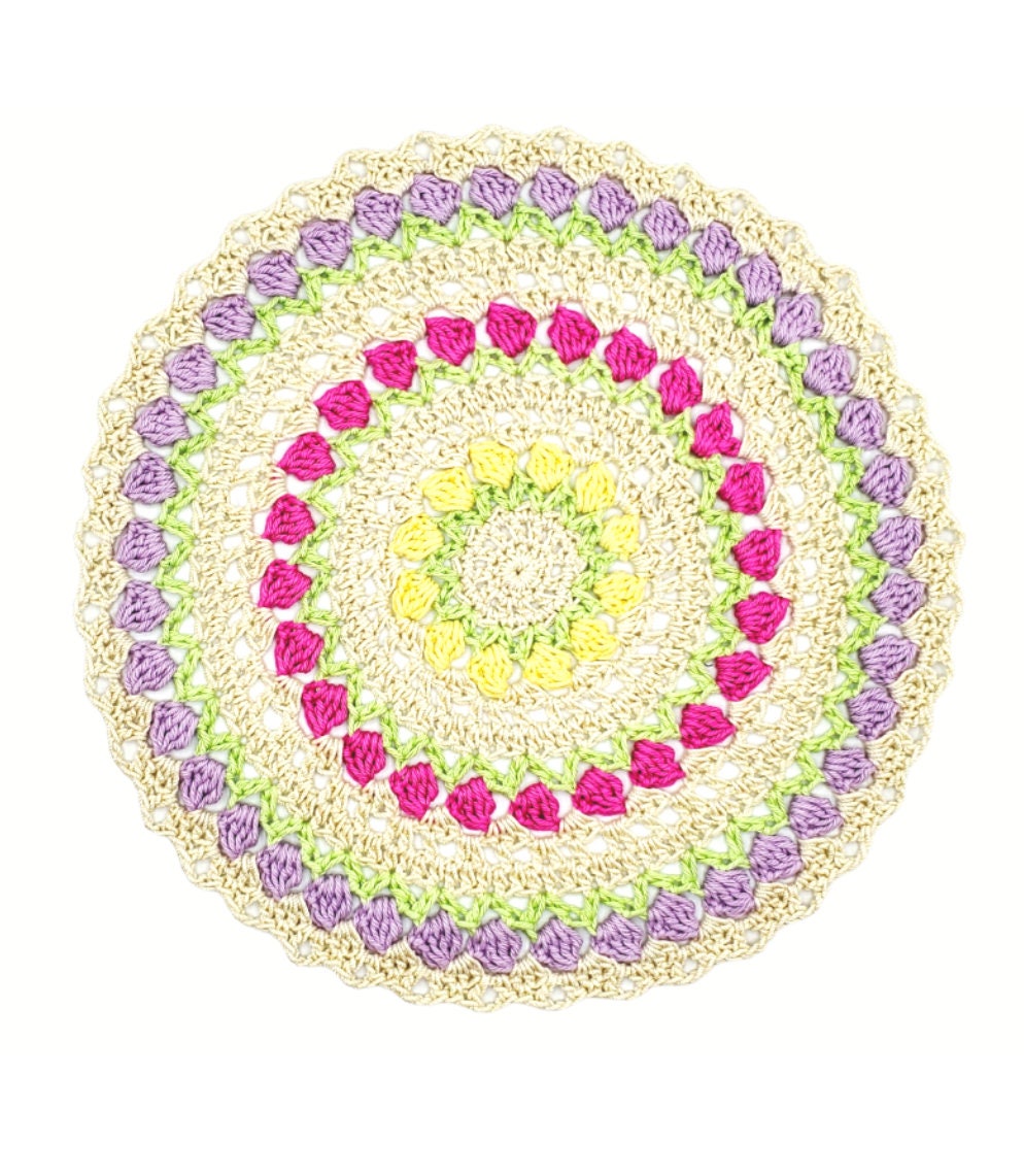 Tulip Mandala PDF Crochet Pattern - Etsy