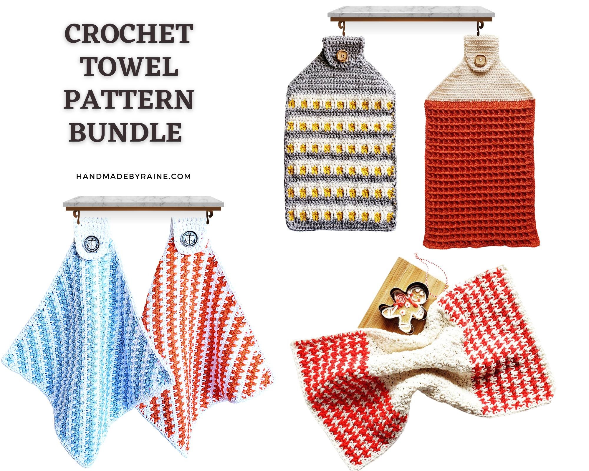 Crochet Towel Pattern Bundle - Etsy