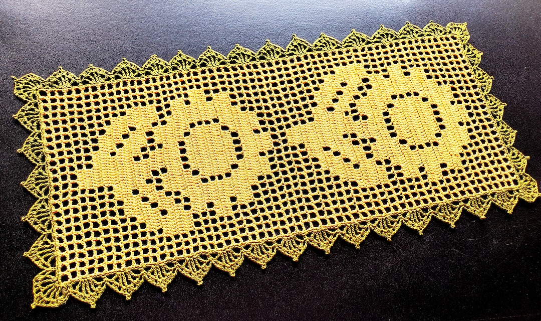 Sunflower Table Runner PDF Crochet Pattern - Etsy