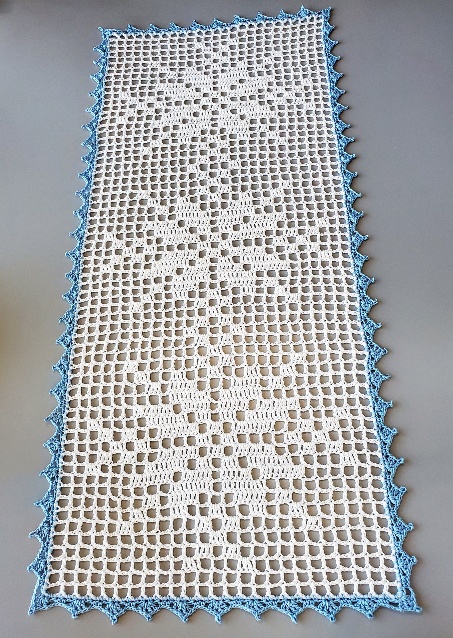 Snowflake Table Runner PDF Crochet Pattern - Etsy