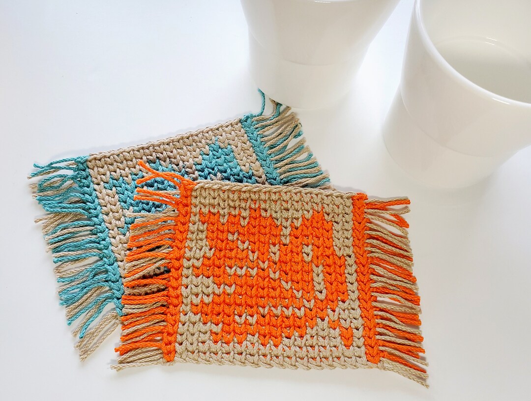 Maple Leaf Coaster PDF Crochet Pattern - Etsy