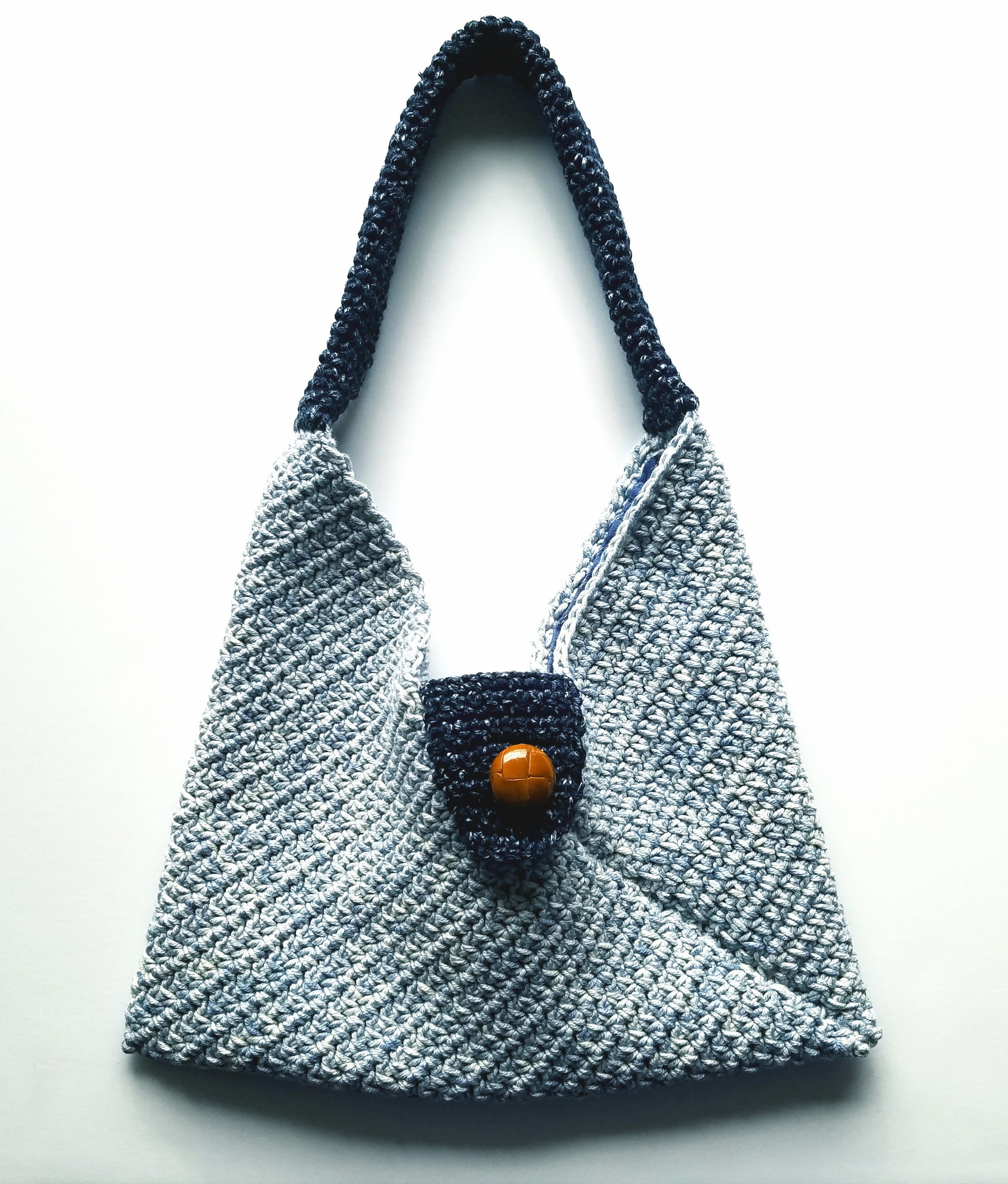 Denim Bag PDF Crochet Pattern - Etsy