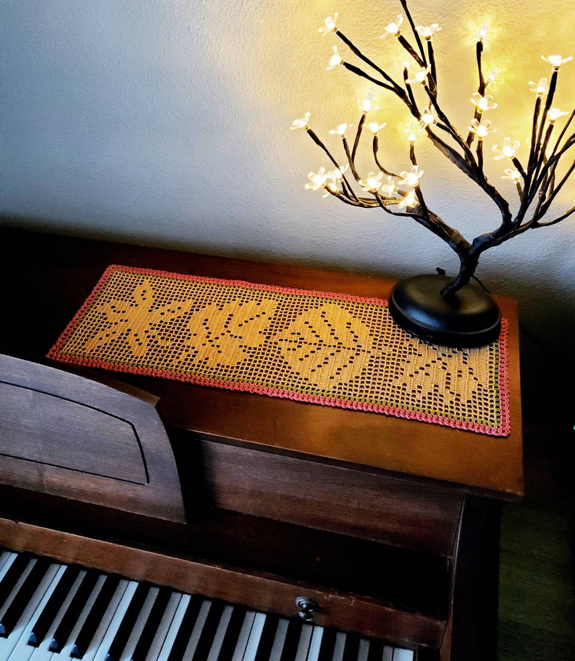 Fall Leaves Table Runner PDF Crochet Pattern - Etsy