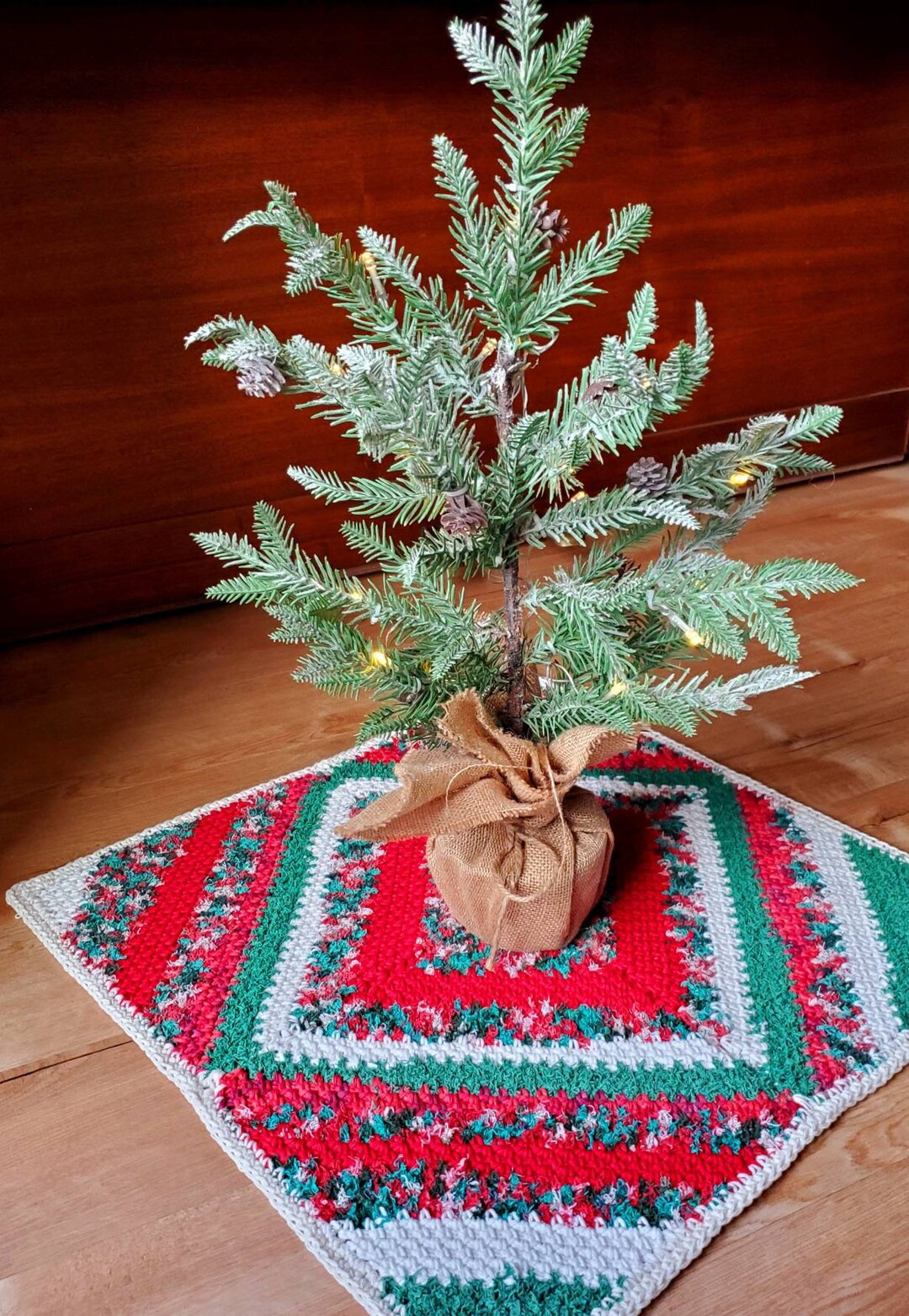 C2C Square Rug PDF Crochet Pattern - Etsy