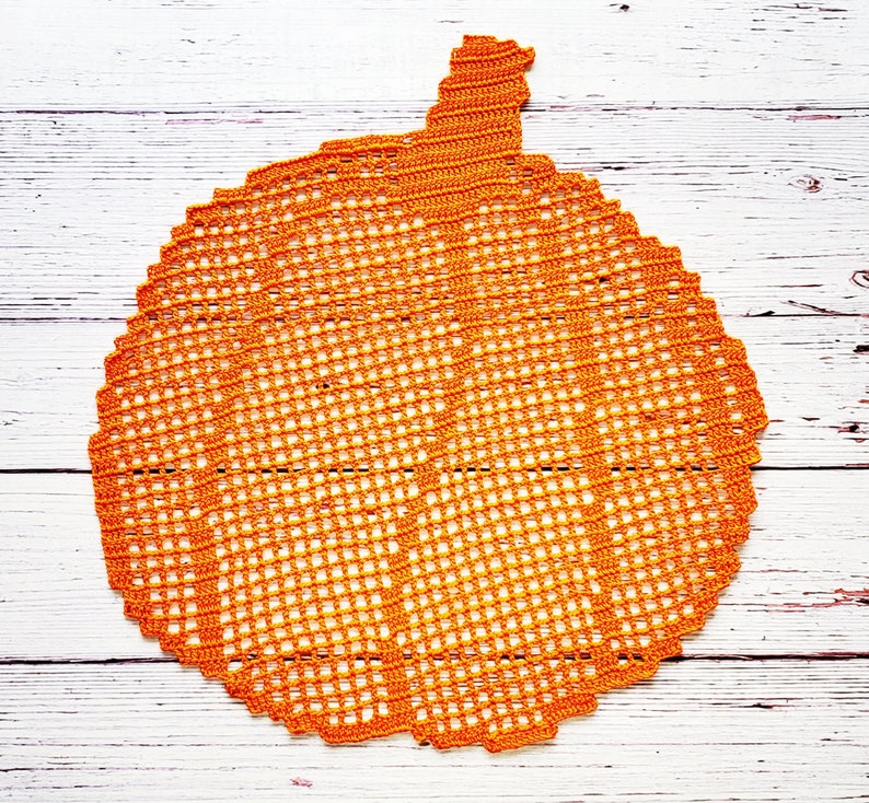 Pumpkin Doily PDF Crochet Pattern - Etsy