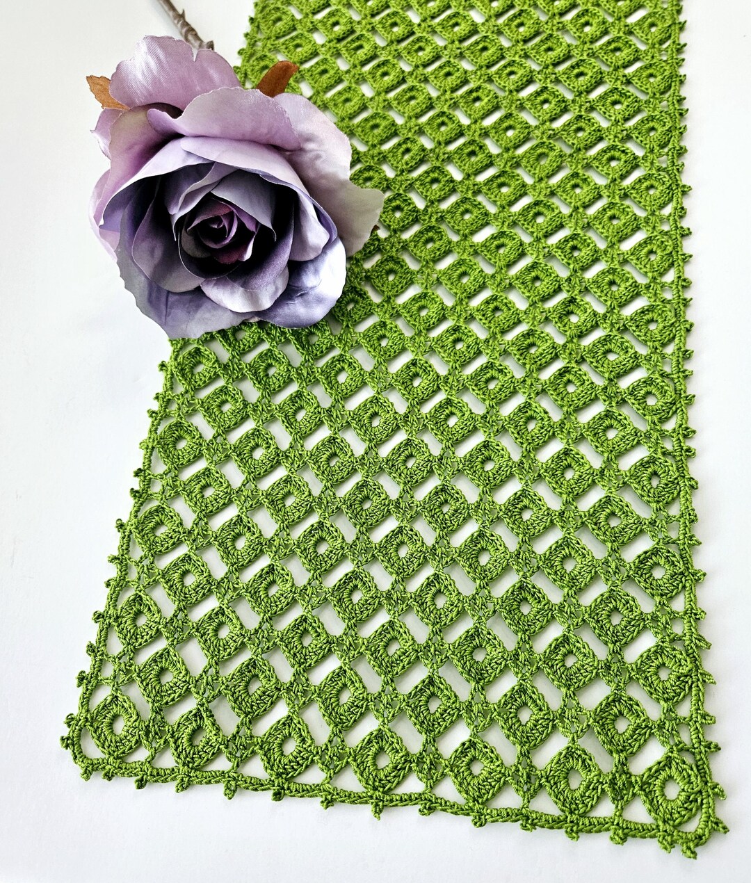 Roundabout Table Runner PDF Crochet Pattern - Etsy