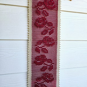 Rose Table Runner PDF Crochet Pattern - Etsy