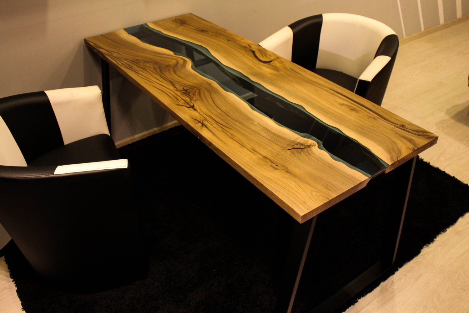 Live Edge Walnut River Table - Etsy
