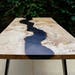 SOLD Black River Table With Epoxy Inlay SOLD - Etsy