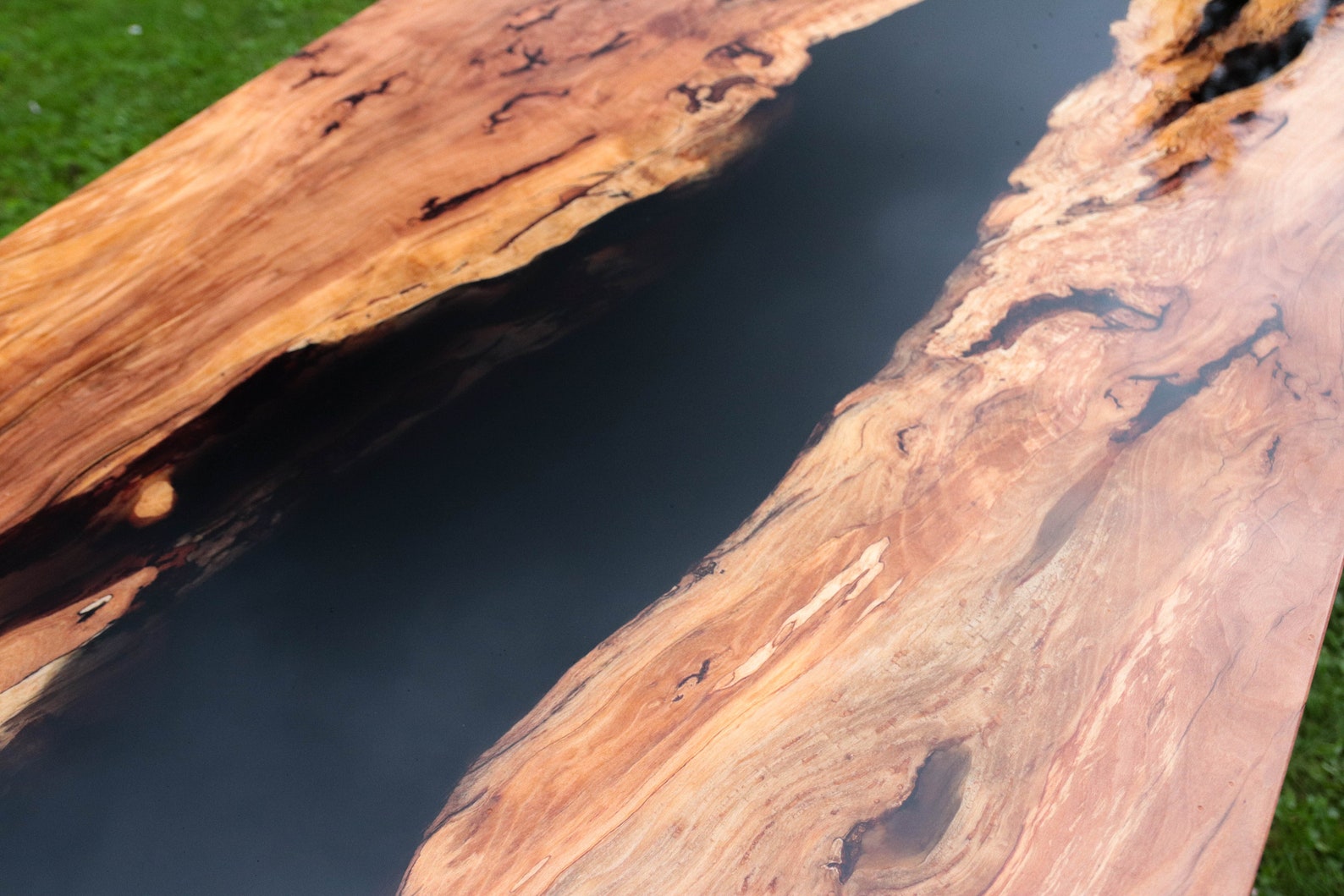 Available Black Spalted Maple Epoxy Resin River Table - Etsy