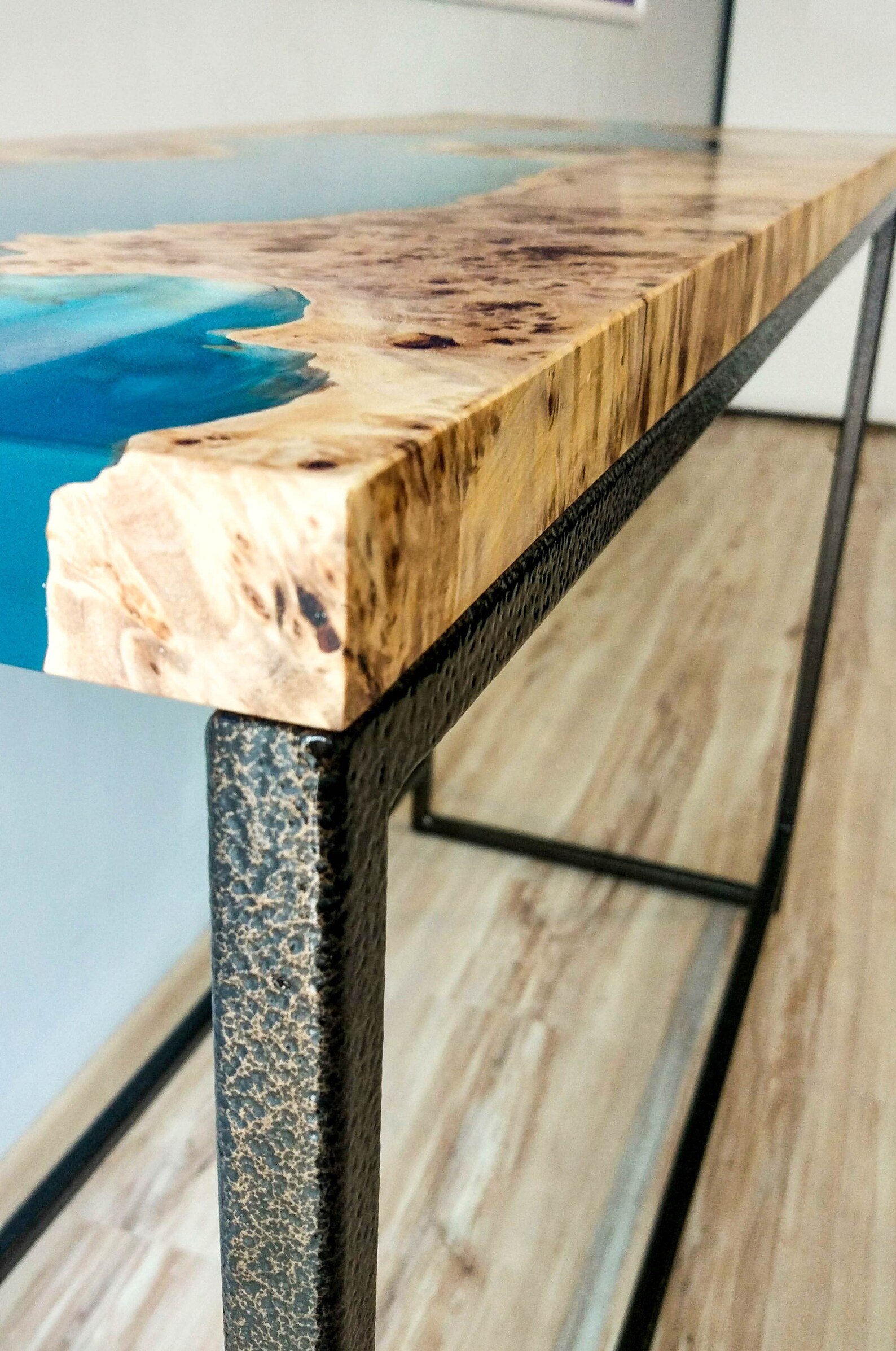 SOLD Entry River Table With Epoxy Inlay, Console River Table SOLD - Etsy