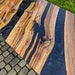 Available Live Edge River Walnut Desk With Black Metallic Epoxy ...