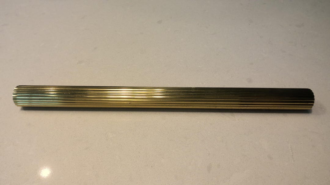 1" Reeded Solid Brass Tubing 12.5" Long Craft or Hobby Lamp Part - Etsy