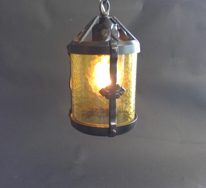 Pendant Lantern Rustic Cabin Style Light Fixture Hanging Vintage Style ...