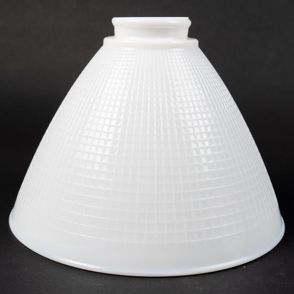 6 Milk Glass Lamp Shade - Etsy
