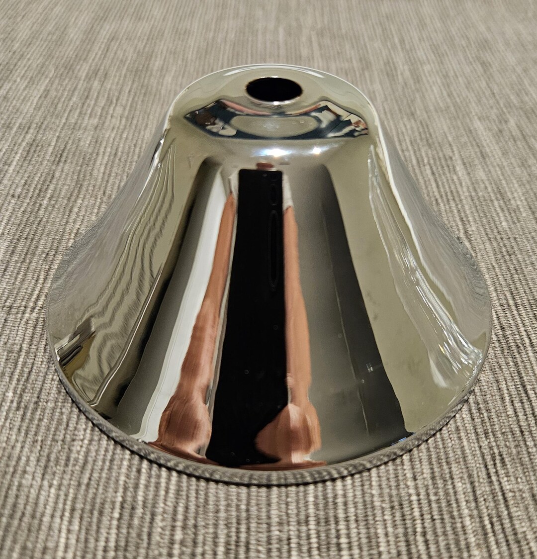 Chrome Finish Light Fixture Vase Cap or Canopy 4" X 2" - Etsy
