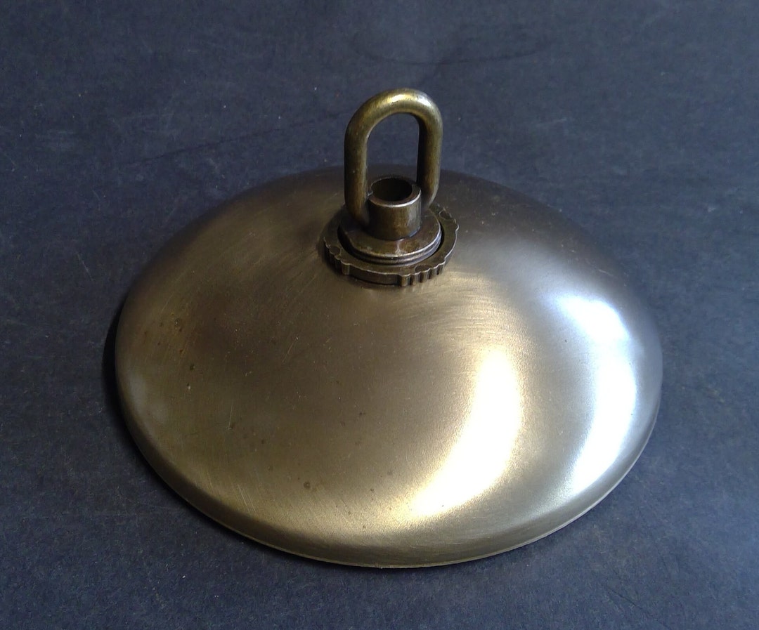 Ceiling Canopy Cover Antique Brass Finish Ceiling Fixture Mounting Kit ...