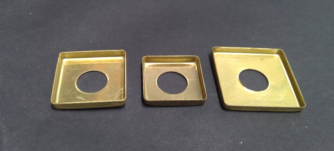 Check Rings Square for Tubing Solid Brass 5/8" - 3/4" - 7/8" - 1" Hobby ...
