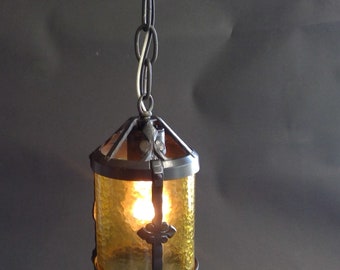 Rustic Pendant Light - Etsy
