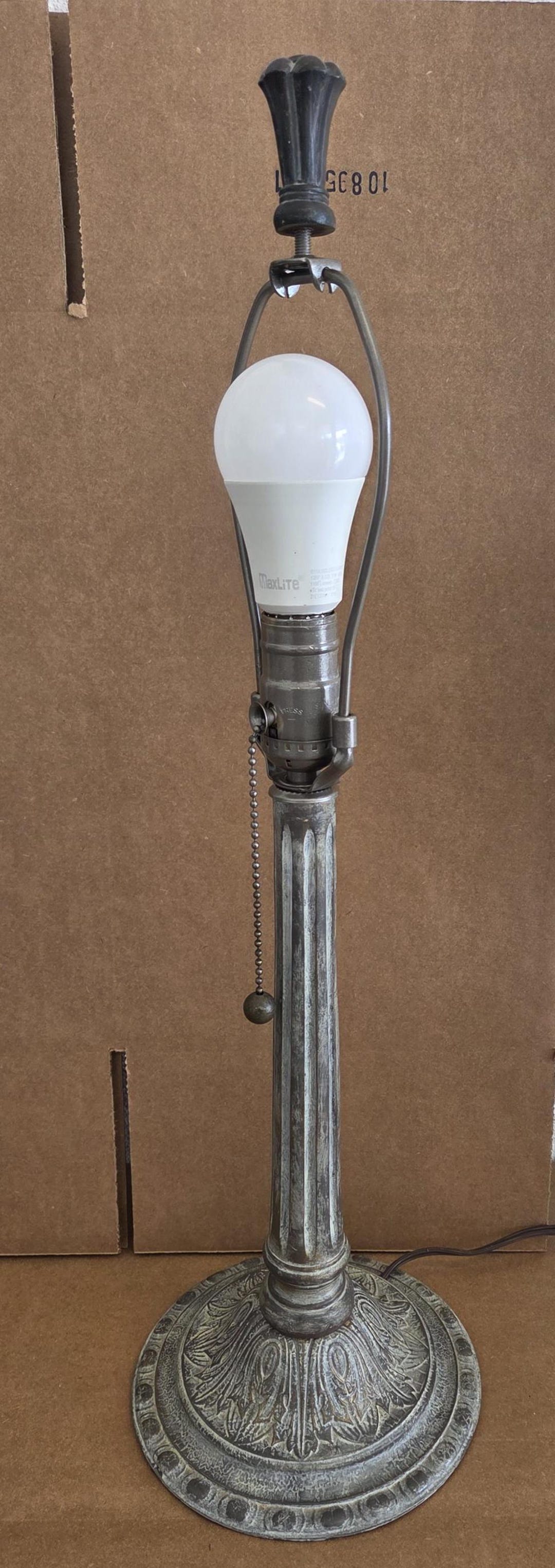 Tiffany Style Lamp Base 21" Antique Finish - Etsy