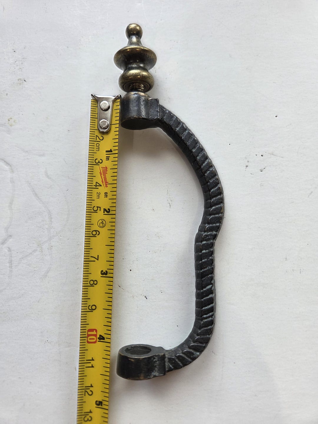 Cast Small Lamp Harp 4' Tall With Finial - Etsy