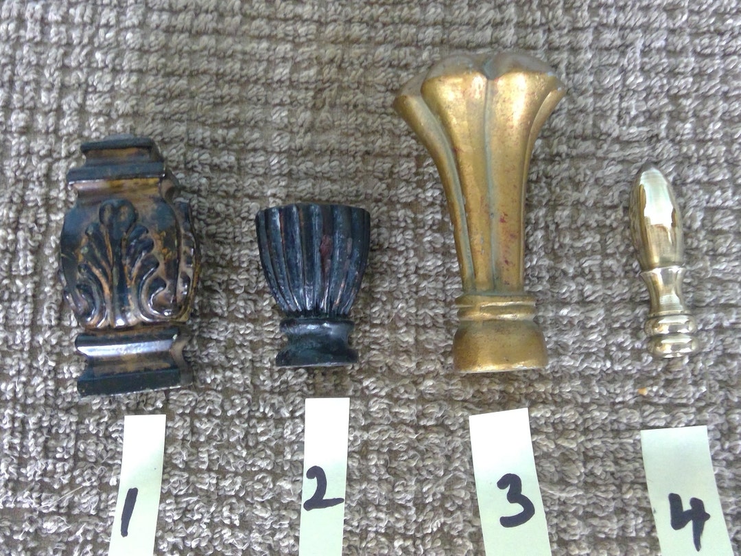 4 Different Finial Topper Different Shapes Lighting Your Choice Craft ...
